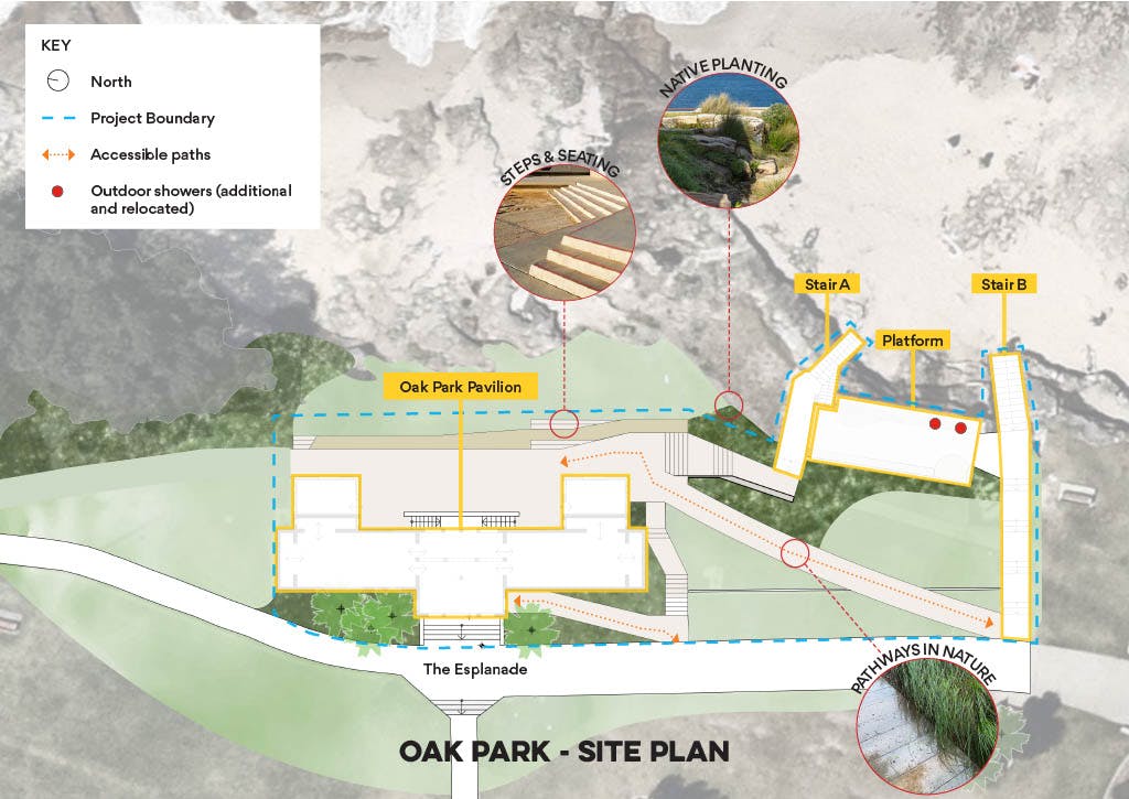 Draft concept designs - site and building plans | Concept Design - Oak Park and Shelly Beach ...